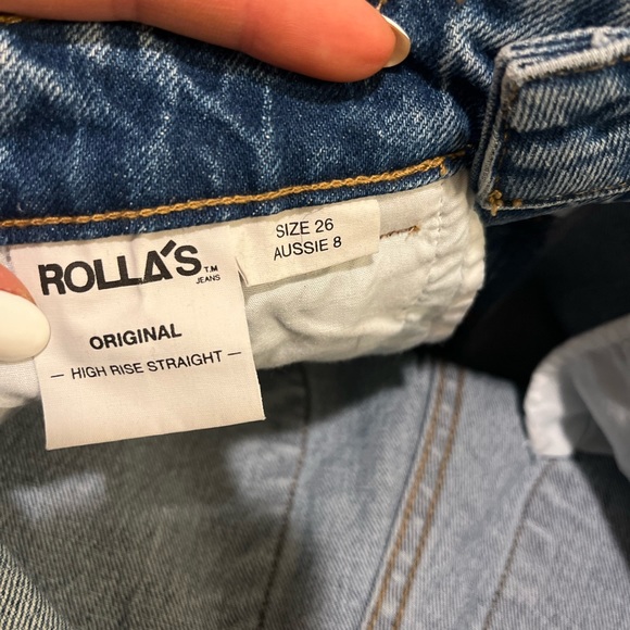 ROLLA'S | Jeans | Nwt Rollas High Rise Original Straight Long Free ...